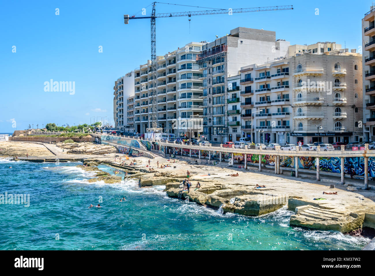 Sliema town hi-res stock photography and images - Alamy