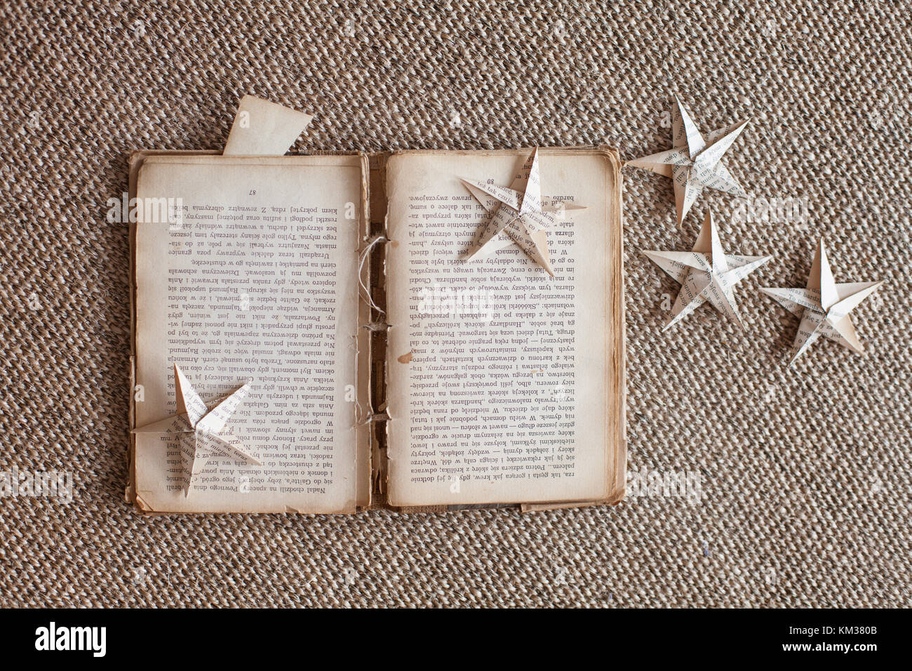 origami paper stars Stock Photo - Alamy