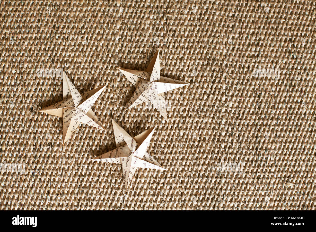 origami paper stars Stock Photo - Alamy