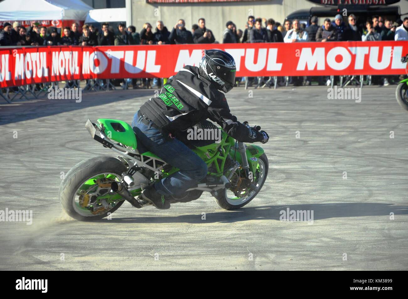 Motorbike exposition and race Stock Photo - Alamy
