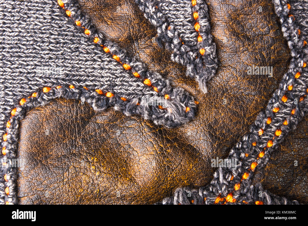 texture of a washed thick knit fabric Stock Photo - Alamy