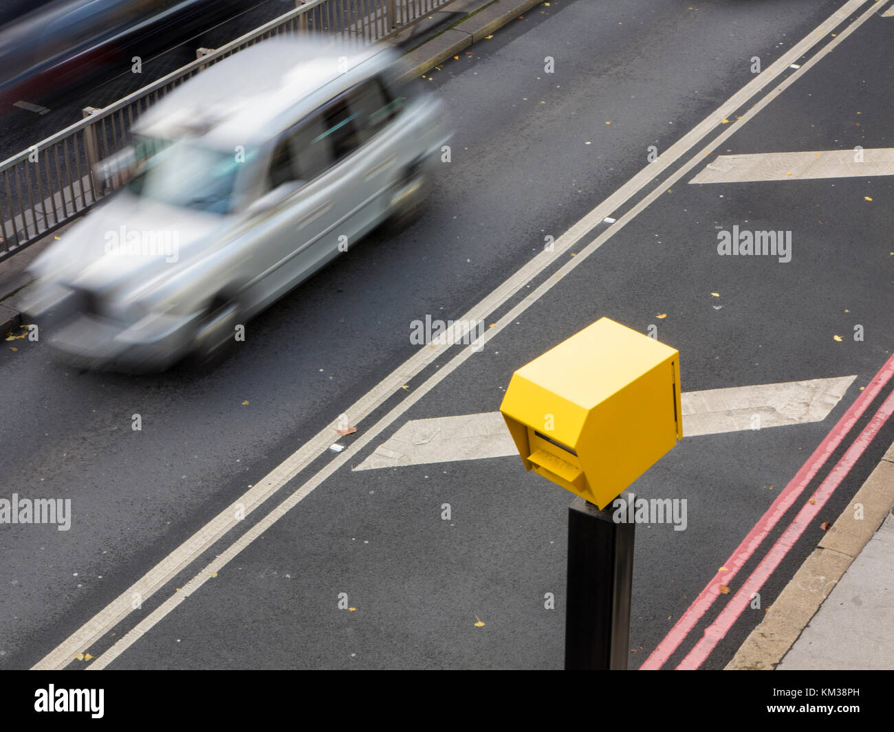 A speed camera in London checking for speeding cars Stock Photo - Alamy