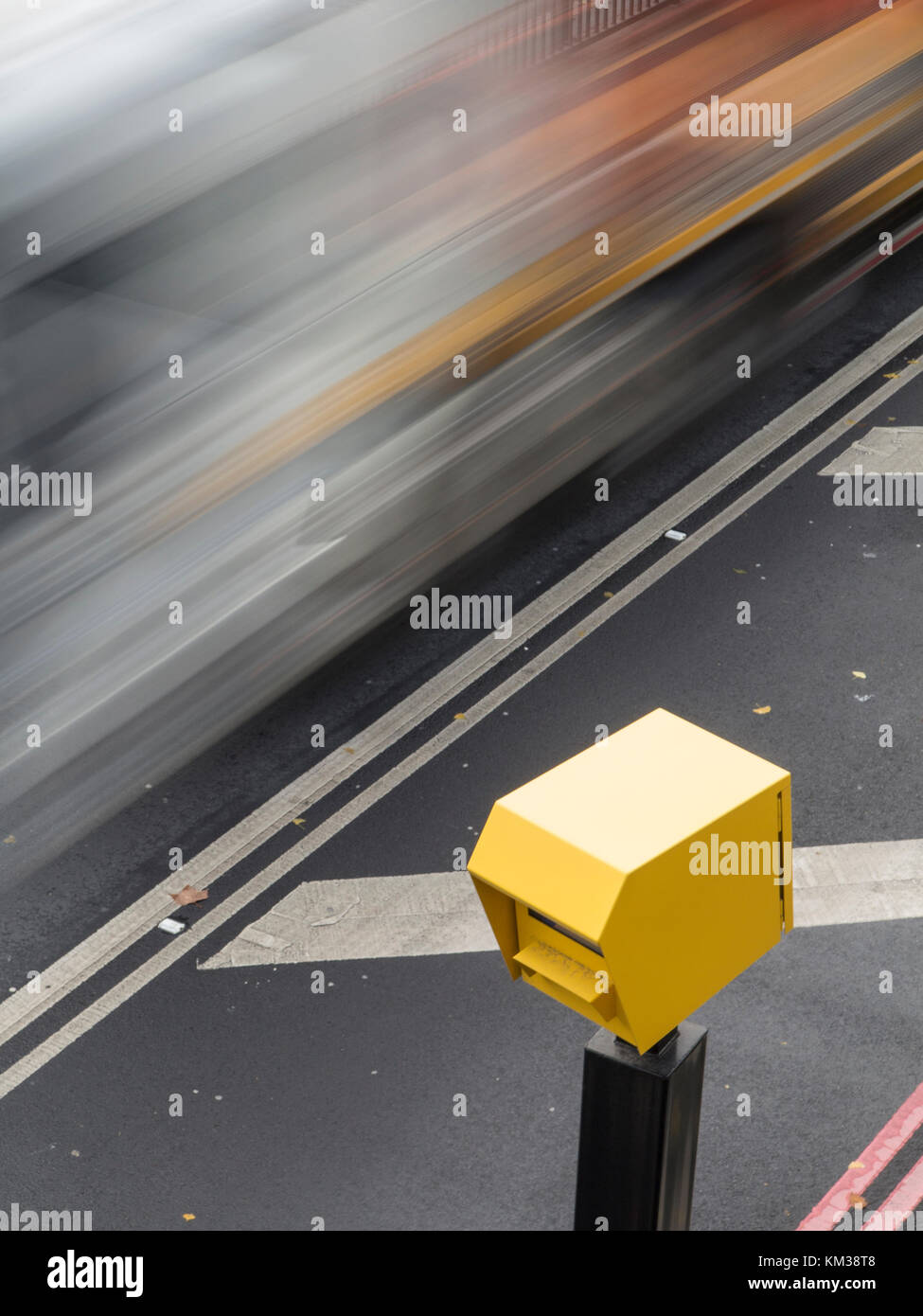 A speed camera in London checking for speeding cars Stock Photo - Alamy