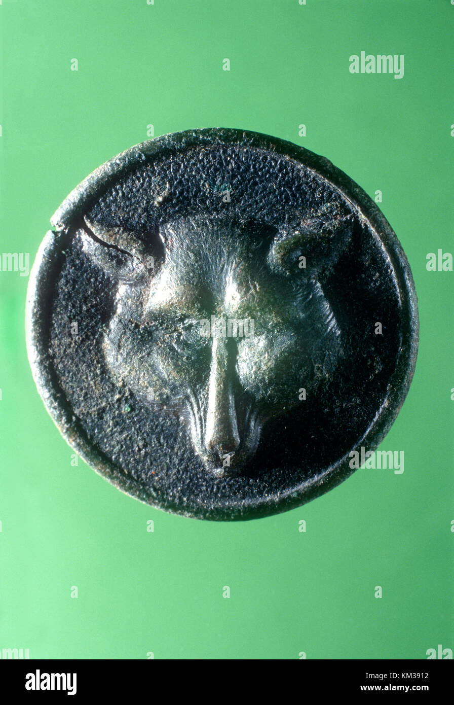 Fox hunting livery button Stock Photo - Alamy