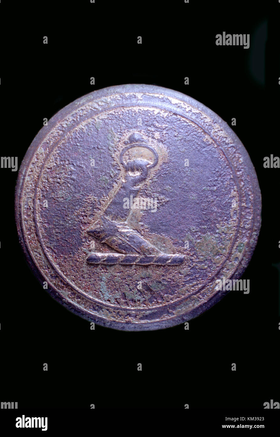 Heraldic Livery Button, 1800-1850 Stock Photo - Alamy