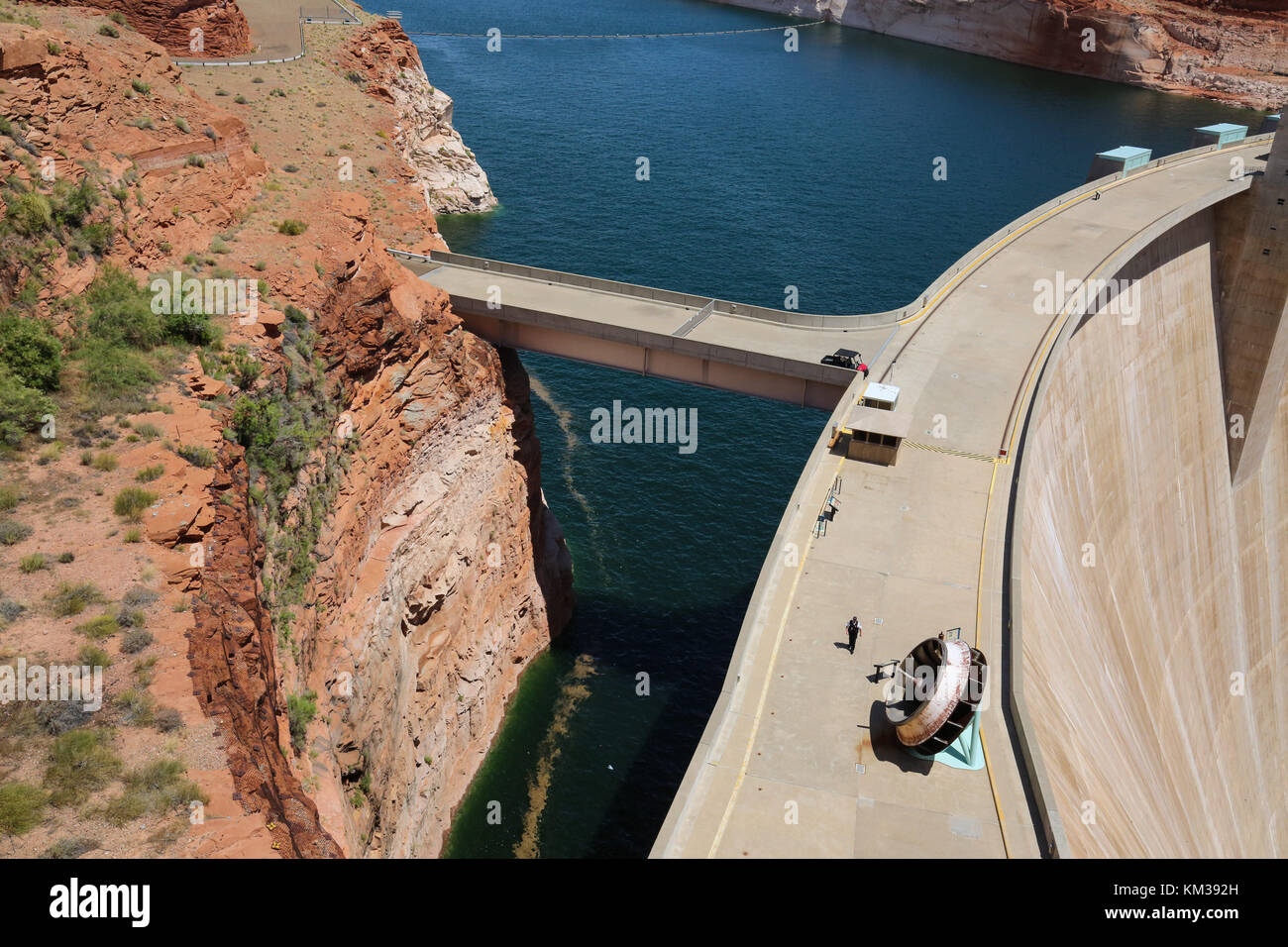 Glen Canyon Dam and Lake Powell Stock Photo - Alamy