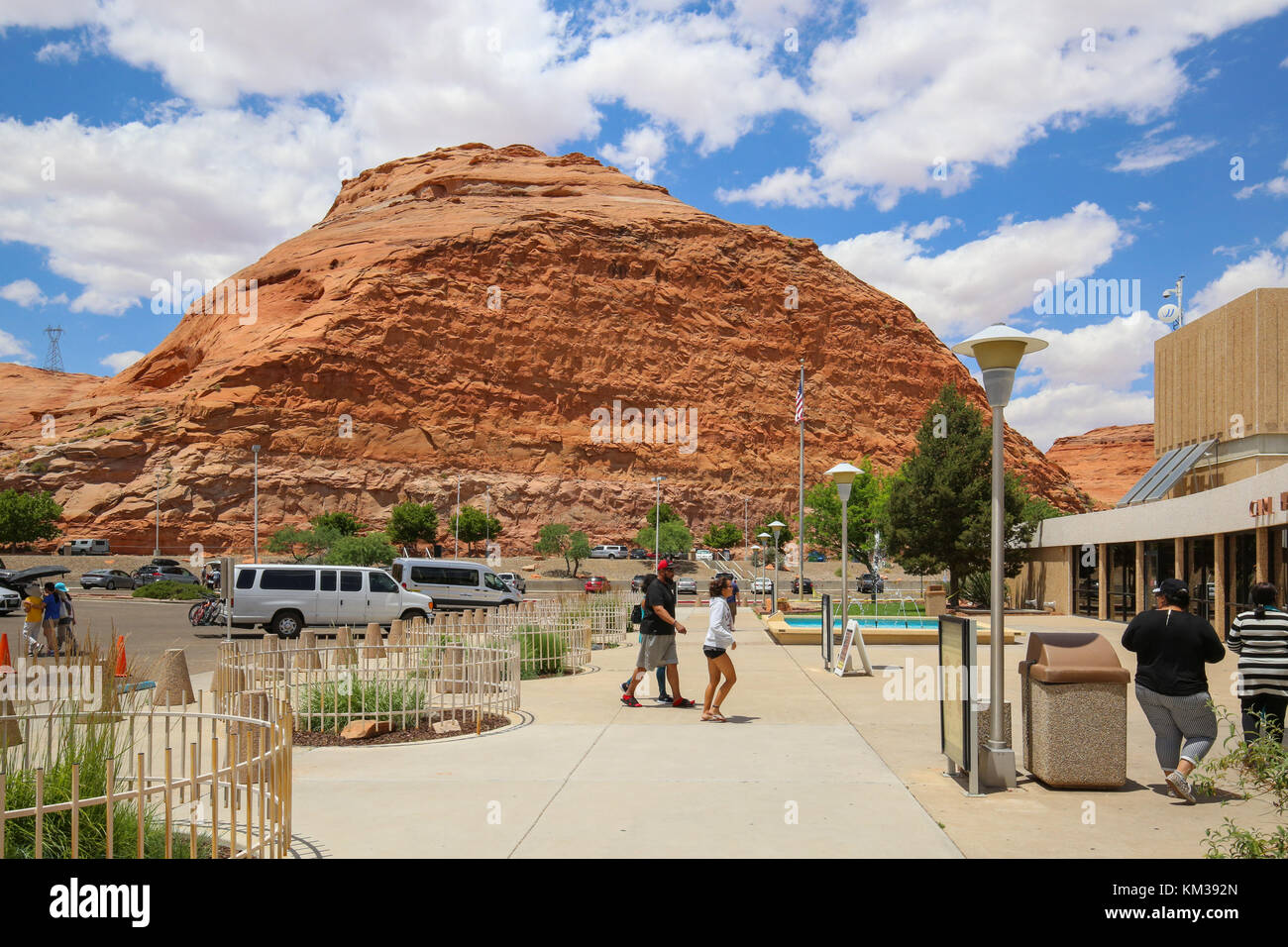 Carl Hayden Visitor Center at Glen Canyon Dam Stock Photo - Alamy