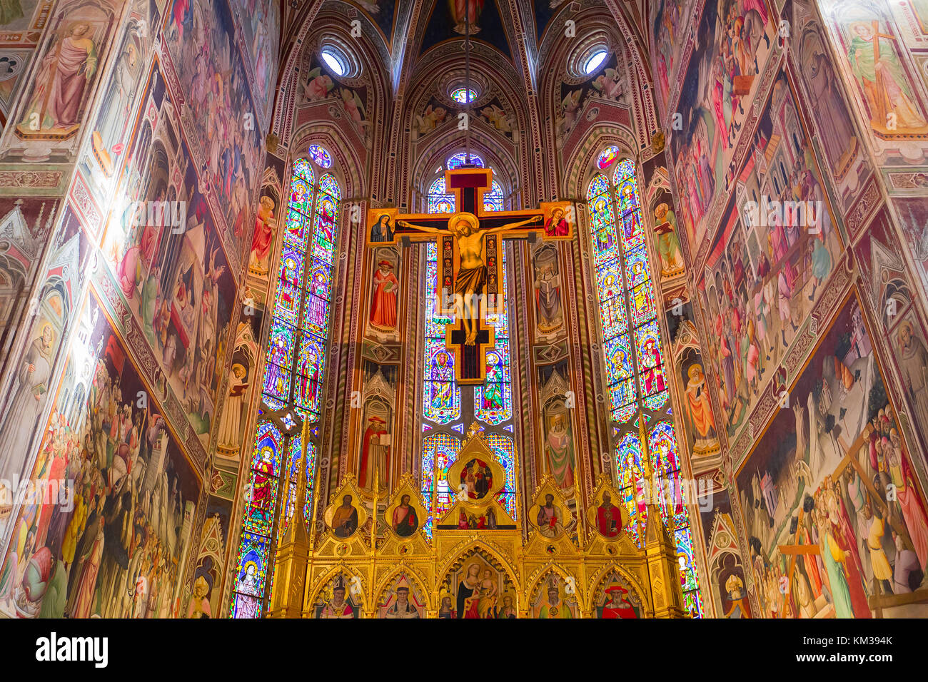 FLORENCE, ITALY, OCTOBER 26, 2015 : interiors and architectural details ...
