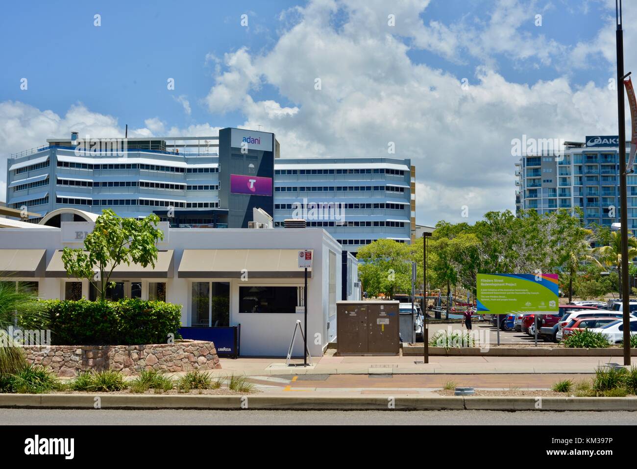 Adani Headquarters as seen from Flinders St during the day, Townsville ...