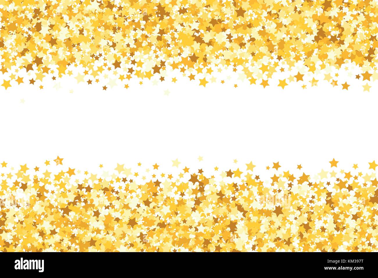 Stars border gold falling Stock Vector Images - Alamy