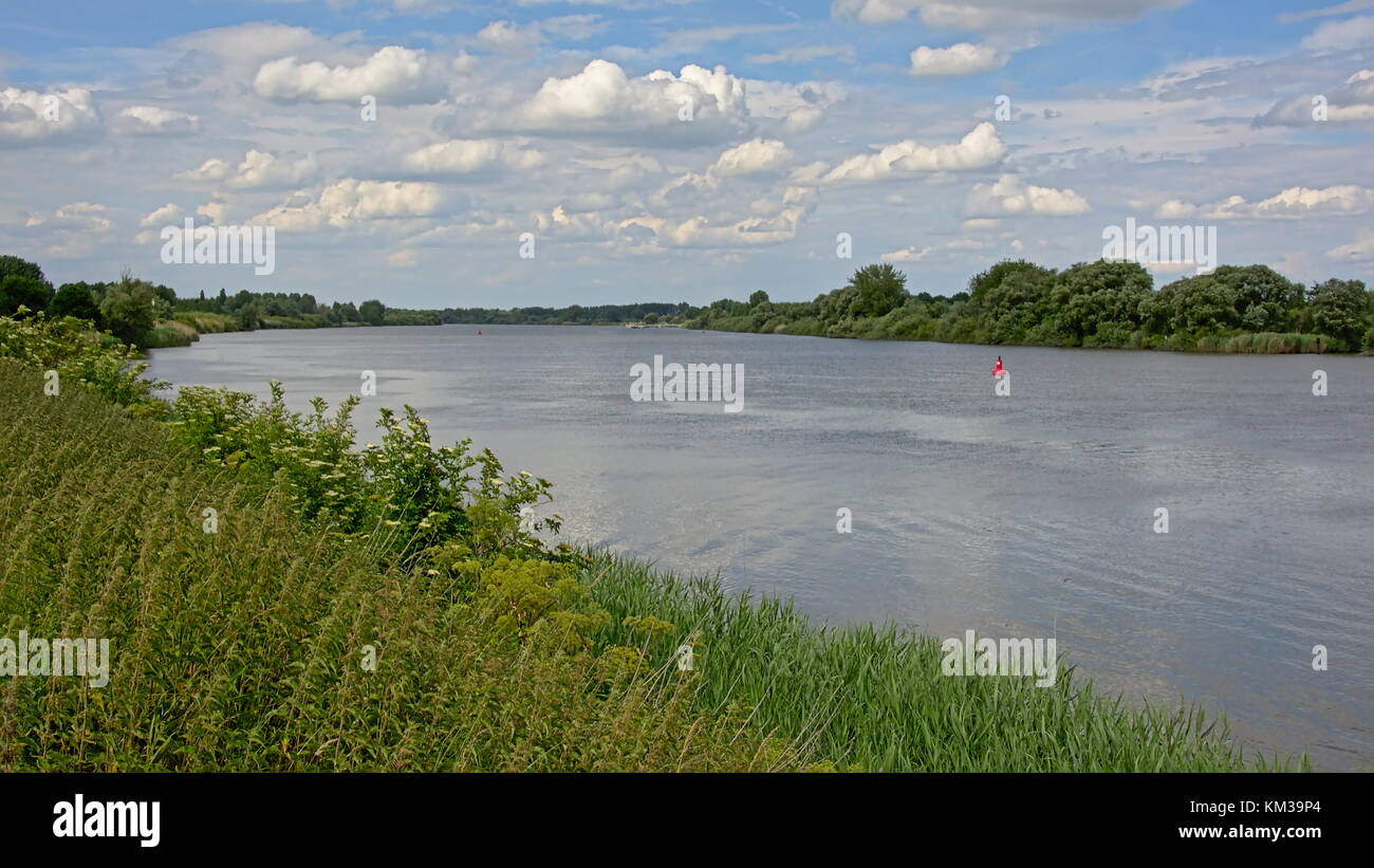 River Schelde Antwerp Flanders Belgium High Resolution Stock ...