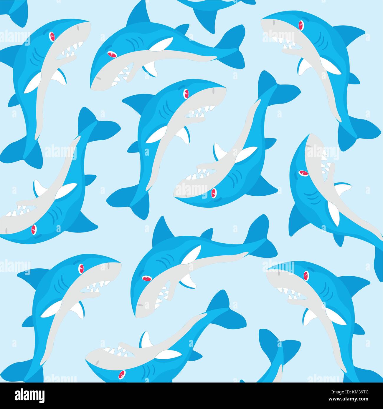 Fish Pattern shark Stock Vector Image & Art - Alamy