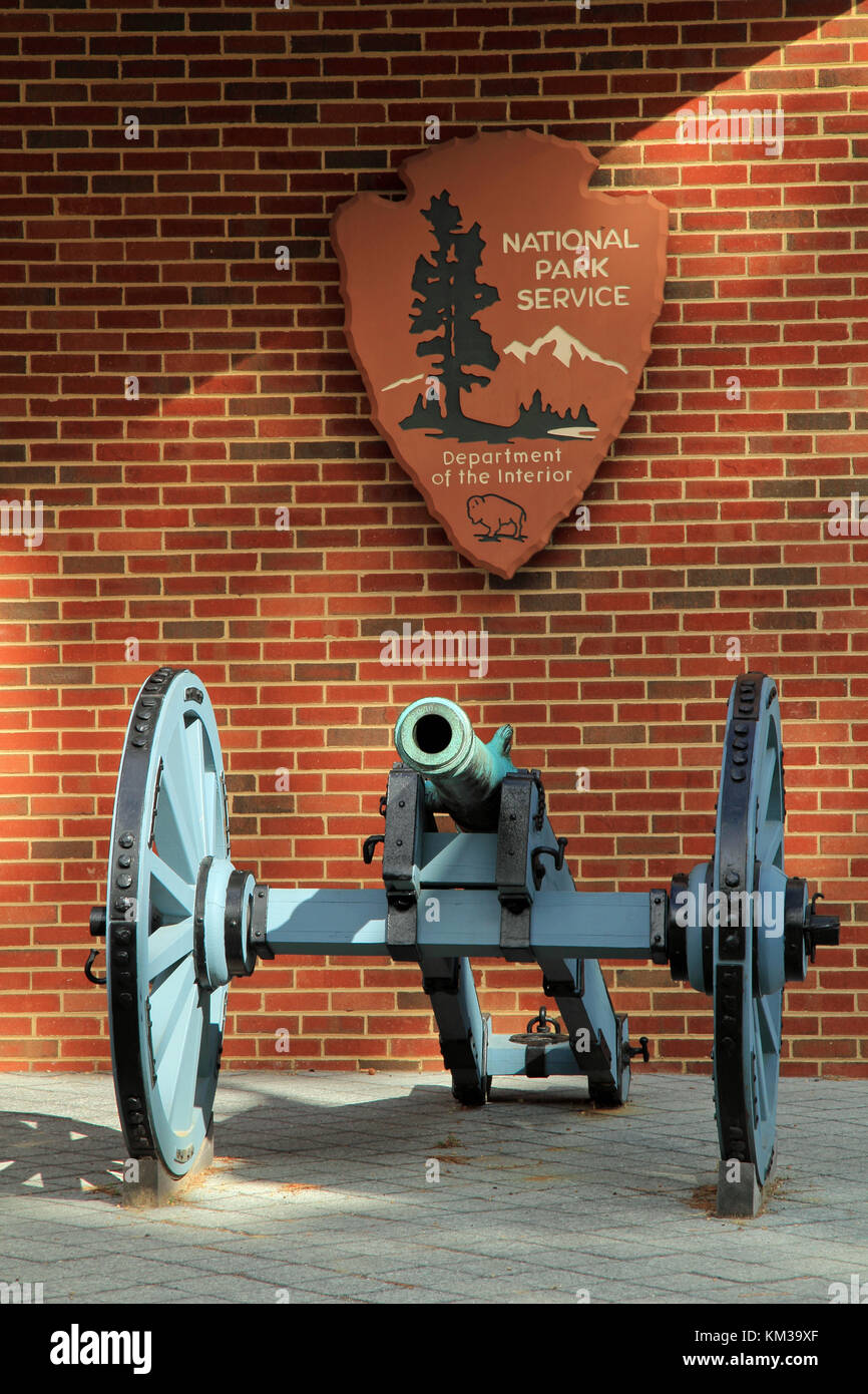 The Yorktown Battlefield visitor center provides orientation on touring ...