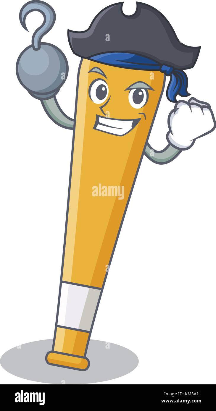 Pirate baseball bat character cartoon Stock Vector Image & Art - Alamy