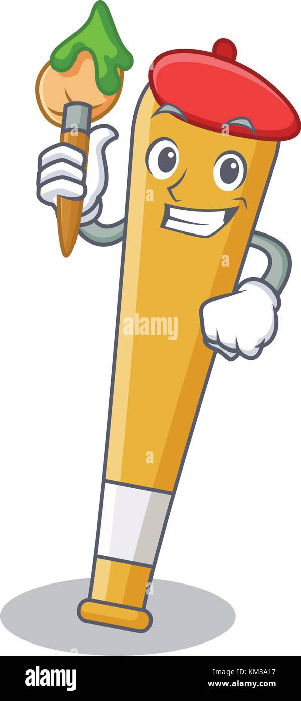 Artist baseball bat character cartoon Stock Vector Image & Art - Alamy