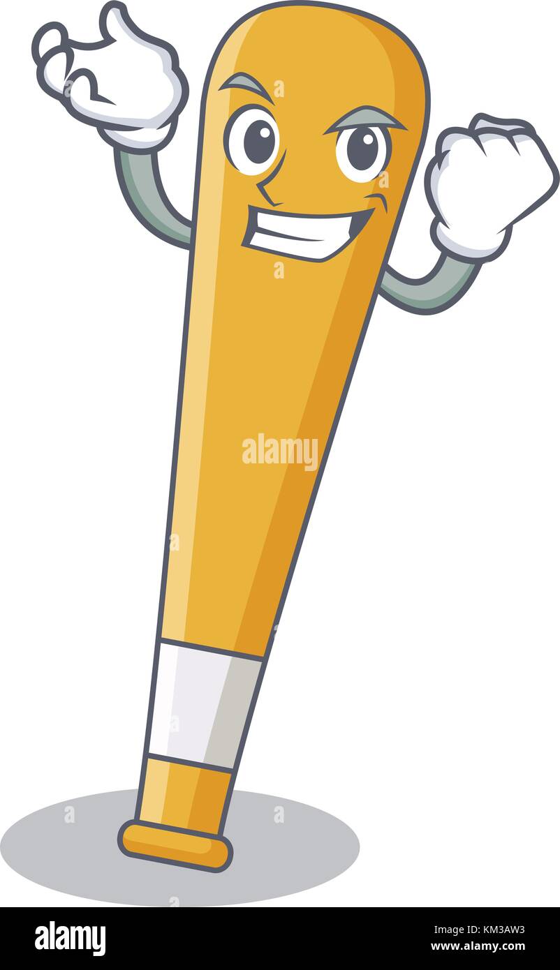 Successful baseball bat character cartoon Stock Vector Image & Art - Alamy