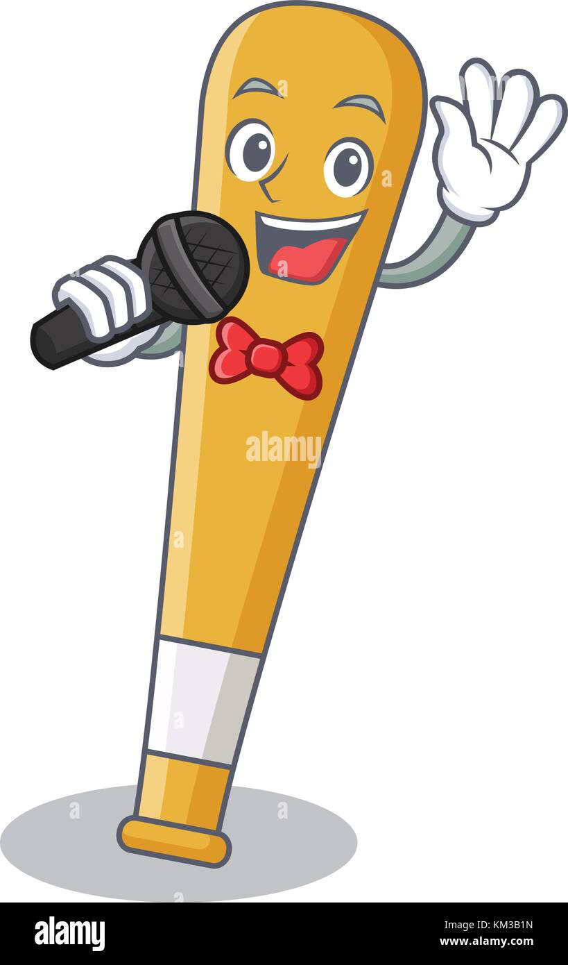 Singing baseball bat character cartoon Stock Vector Image & Art - Alamy
