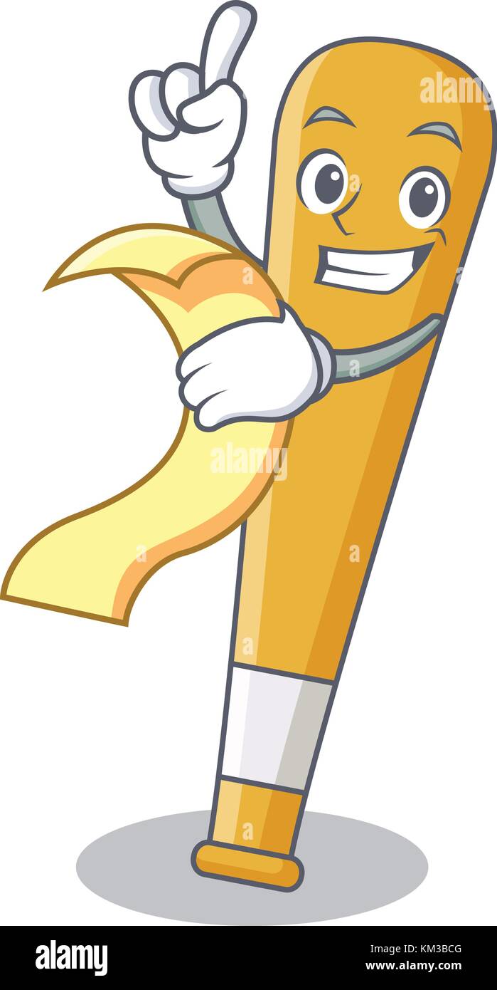 With menu baseball bat character cartoon Stock Vector Image & Art - Alamy