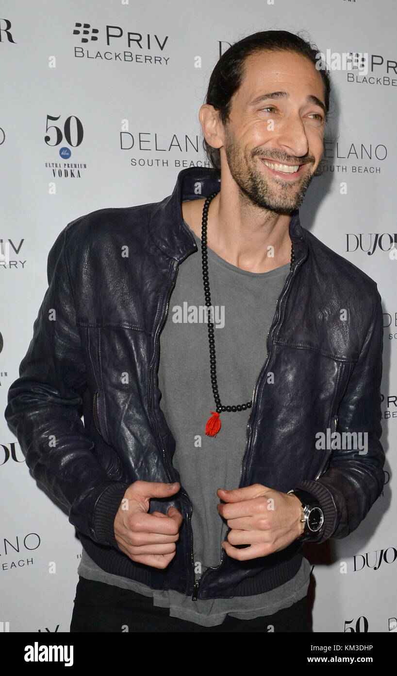 MIAMI BEACH, FL - DECEMBER 01: Adrien Brody, Jason Binn attends DuJour ...