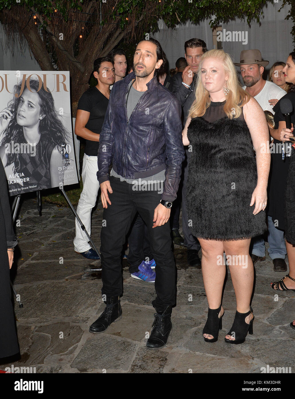 MIAMI BEACH, FL - DECEMBER 01: Adrien Brody attends DuJour Magazine's ...