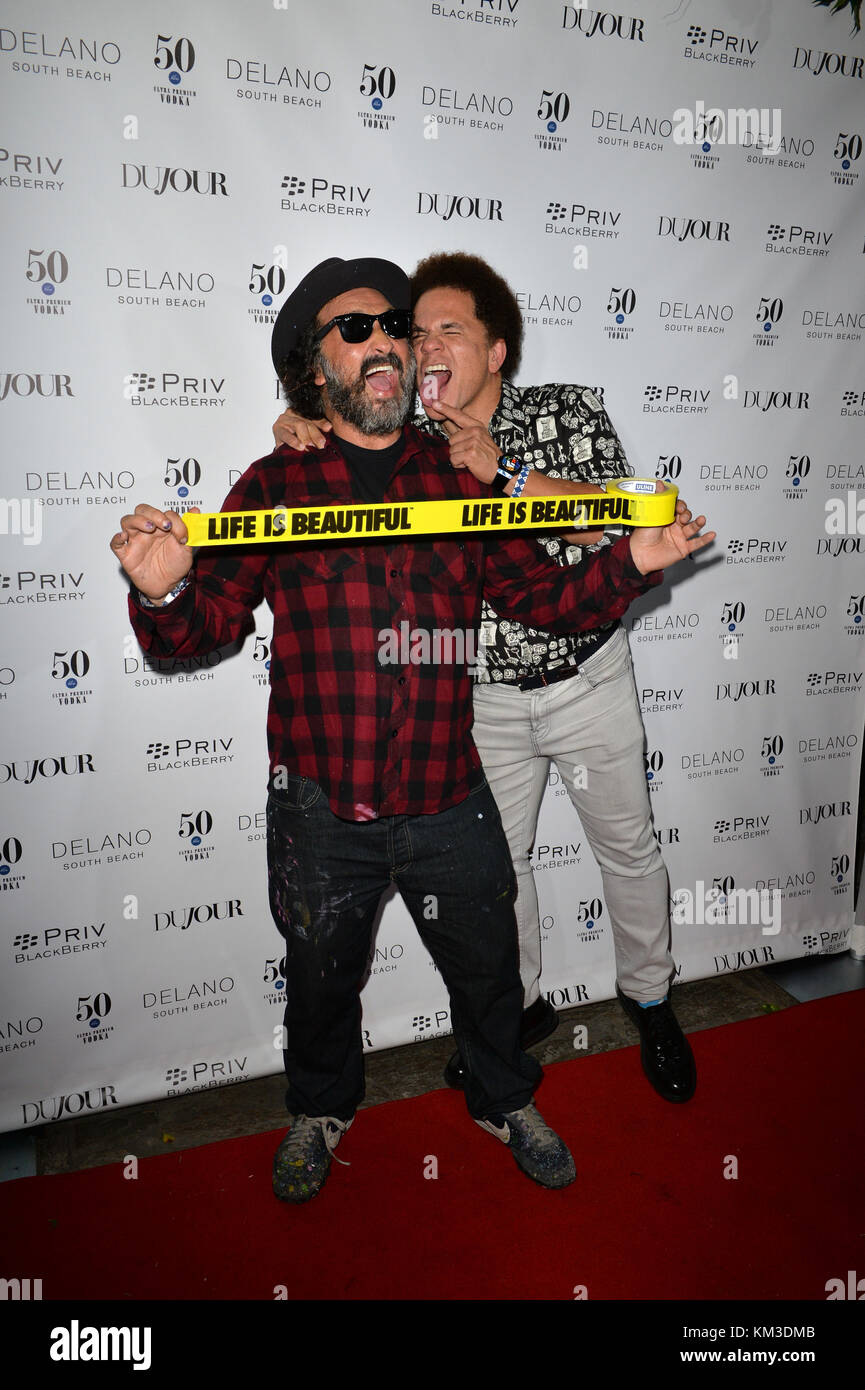 MIAMI BEACH, FL - DECEMBER 01: Mr. Brainwash, Britto attends DuJour ...
