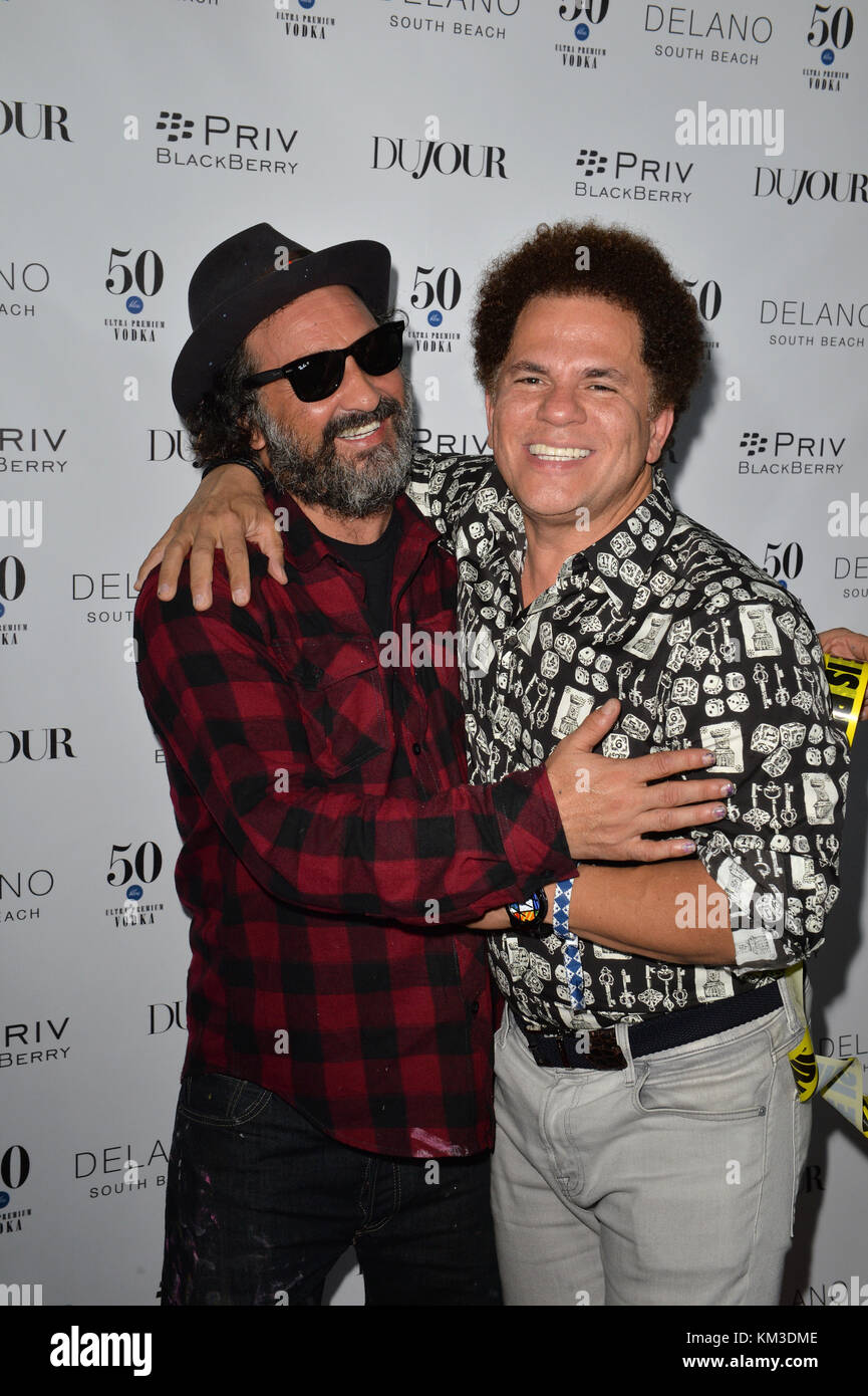 MIAMI BEACH, FL - DECEMBER 01: Mr. Brainwash, Britto attends DuJour ...