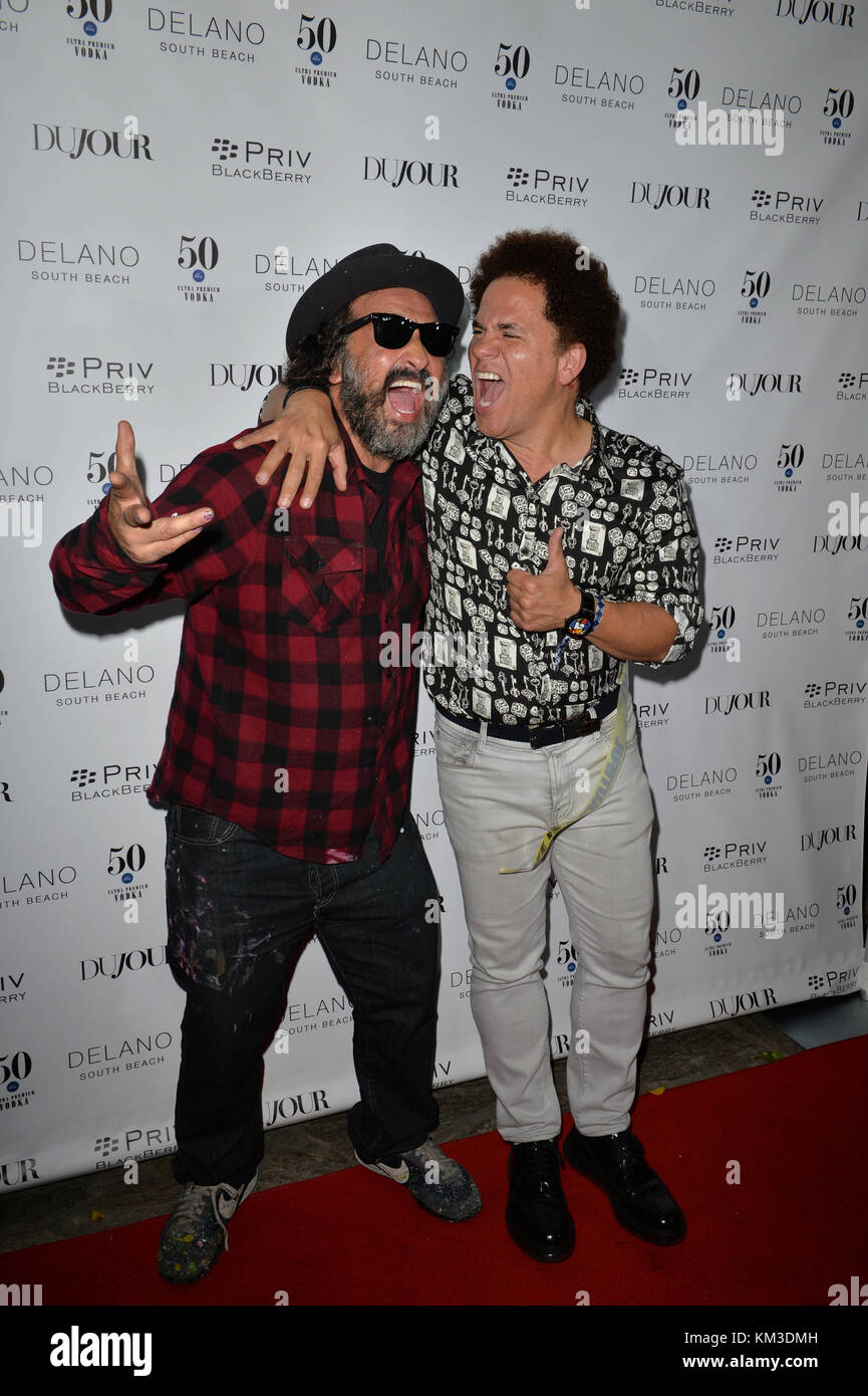 MIAMI BEACH, FL - DECEMBER 01: Mr. Brainwash, Britto attends DuJour ...