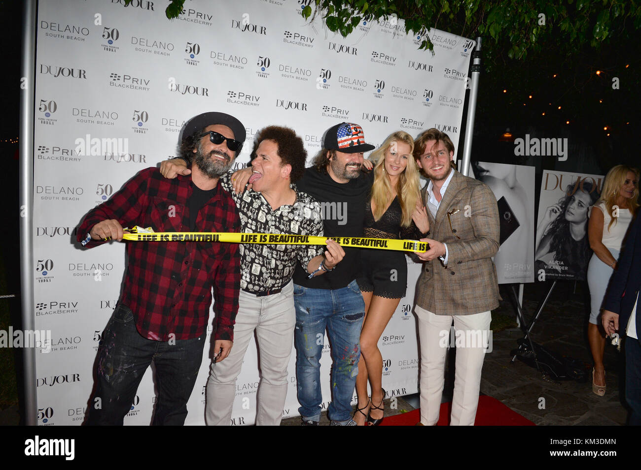 MIAMI BEACH, FL - DECEMBER 01: Mr. Brainwash, Britto attends DuJour ...