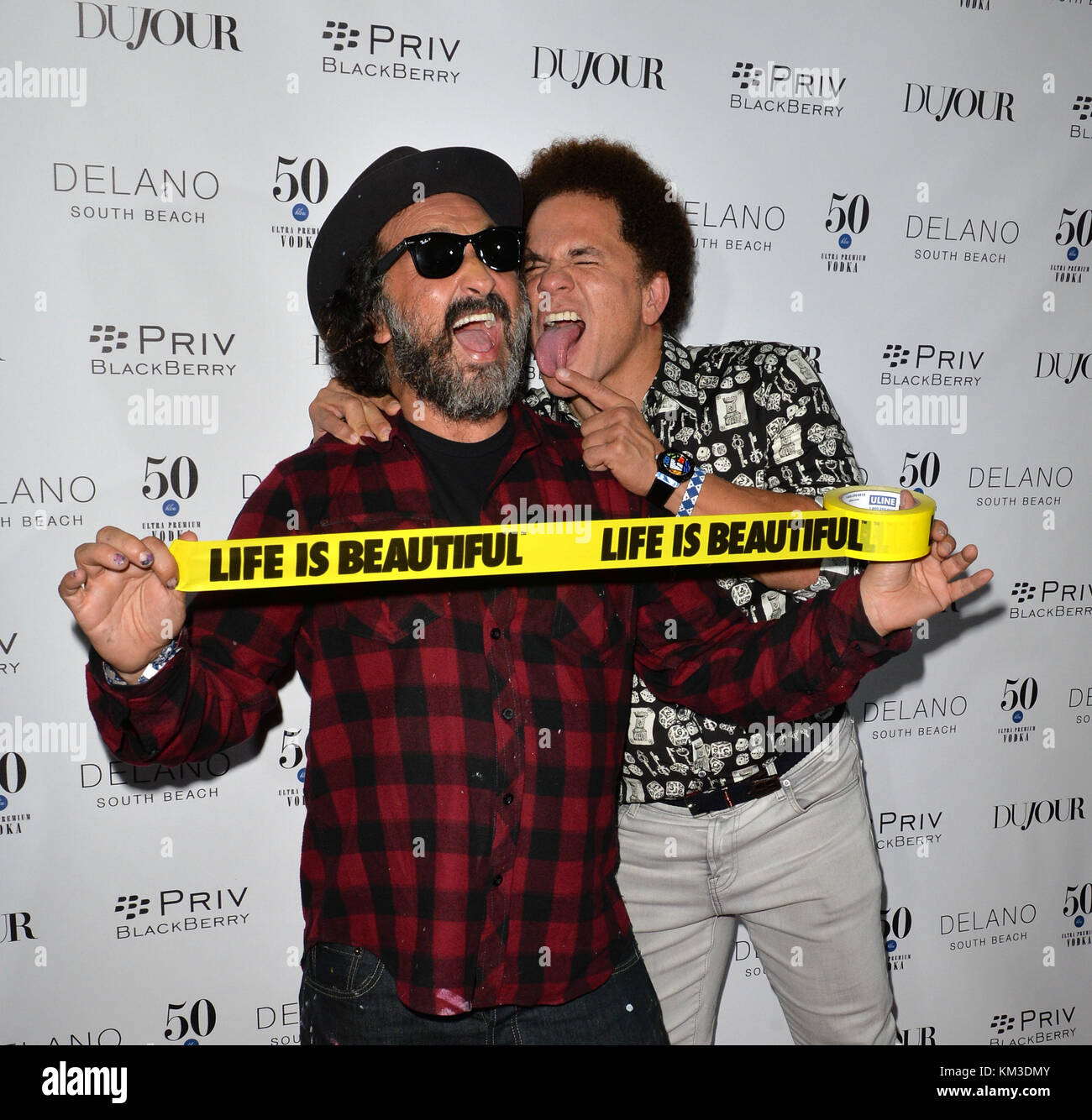 MIAMI BEACH, FL - DECEMBER 01: Mr. Brainwash, Britto attends DuJour ...