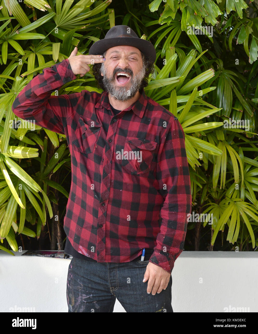 MIAMI BEACH, FL - DECEMBER 01: Mr. Brainwash out and about in South ...