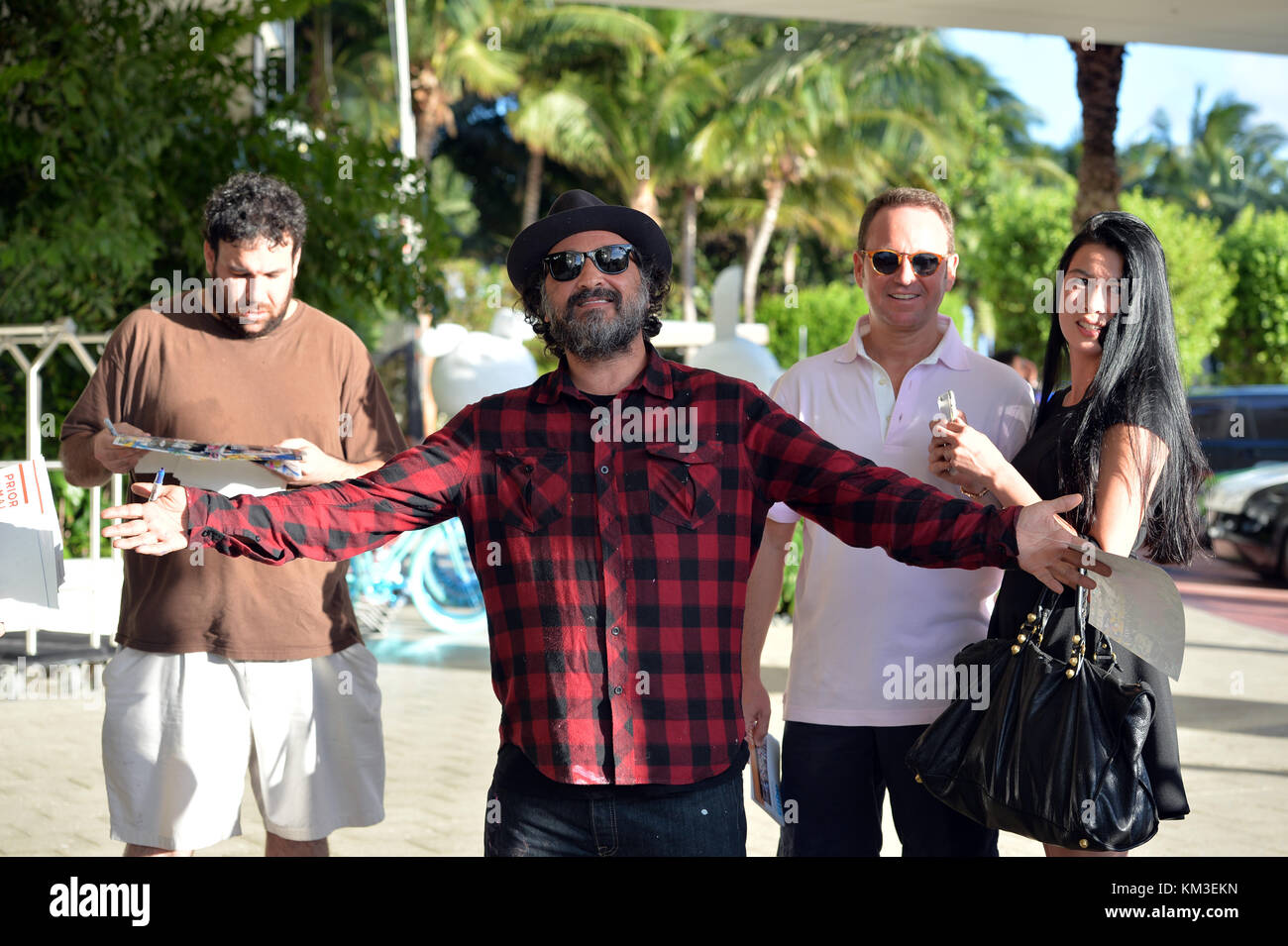 MIAMI BEACH, FL - DECEMBER 01: Mr. Brainwash out and about in South ...