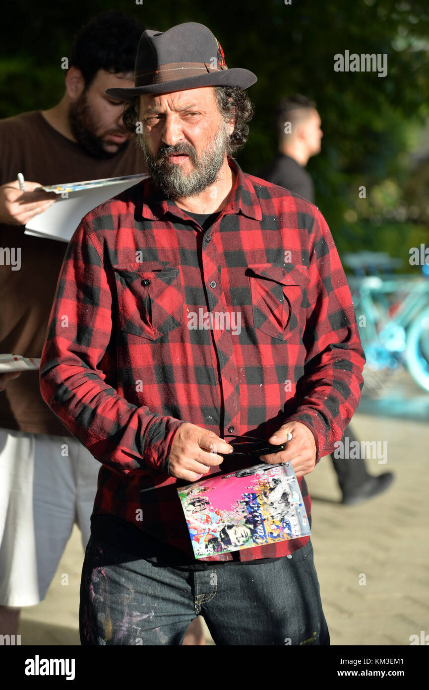 MIAMI BEACH, FL - DECEMBER 01: Mr. Brainwash out and about in South ...