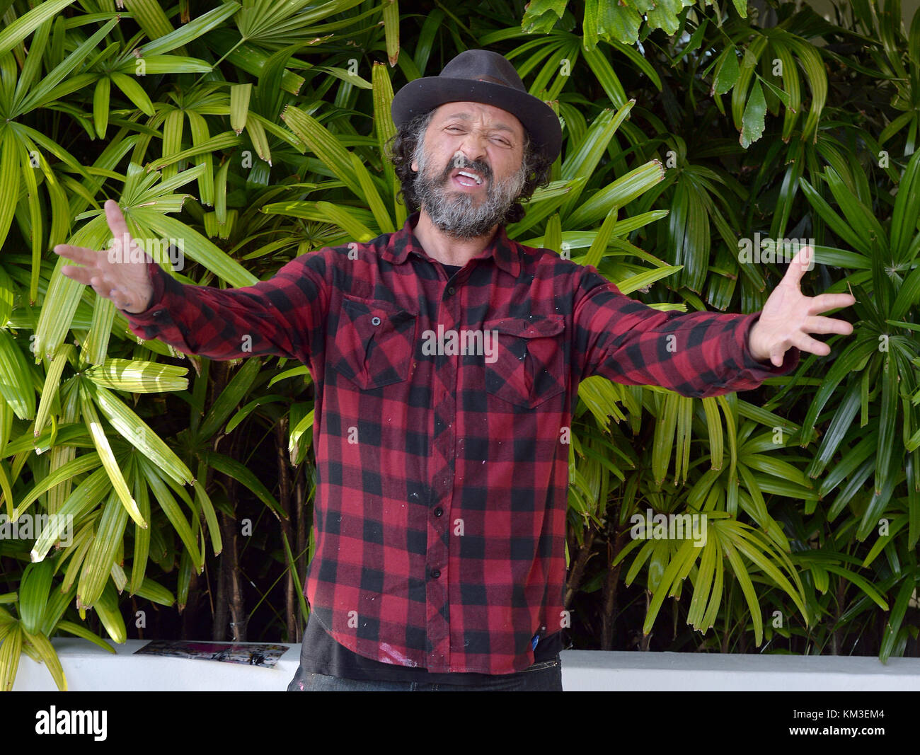MIAMI BEACH, FL - DECEMBER 01: Mr. Brainwash out and about in South ...