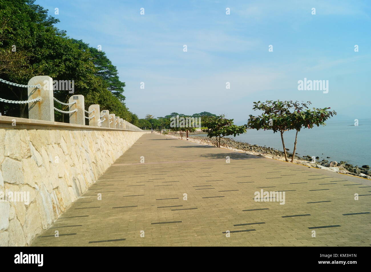 The beach and sea scenery of the Gulf of Shenzhen, a very beautiful ...