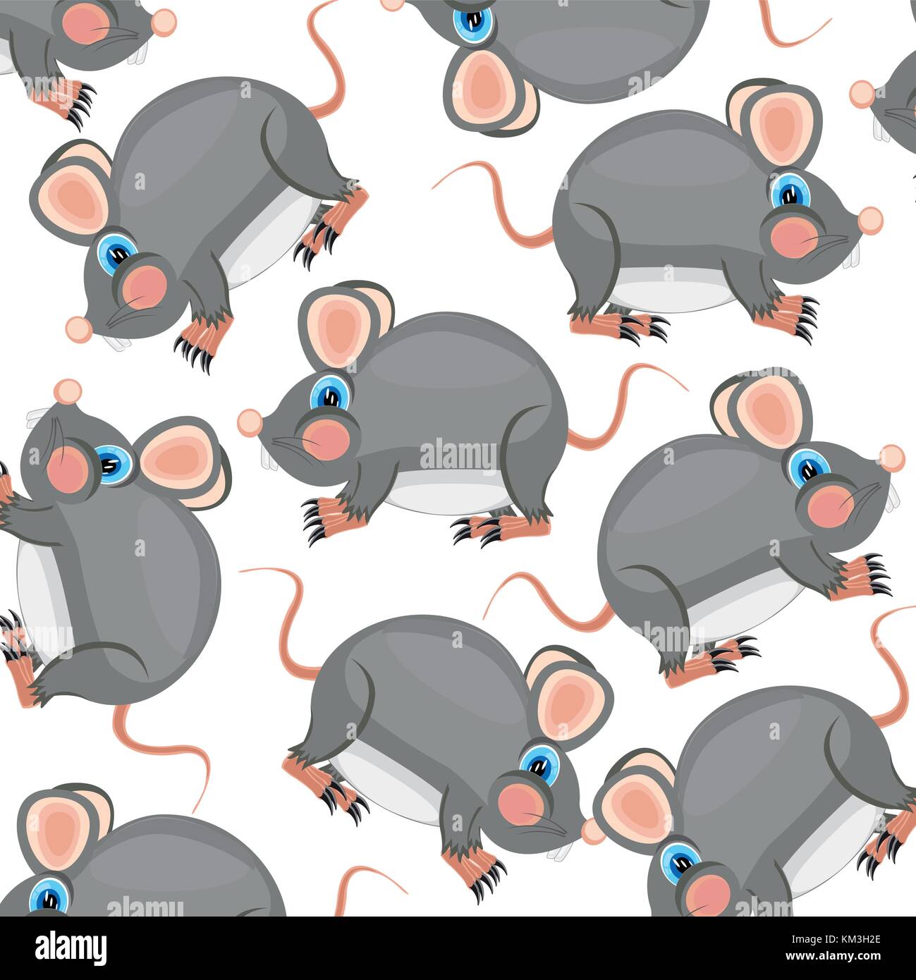 Pattern from mouses Stock Vector Image & Art - Alamy