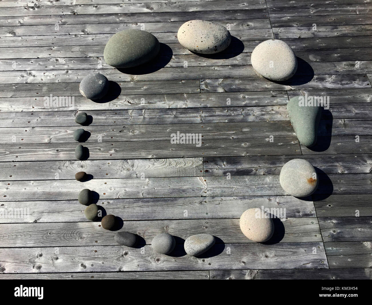 Smooth round rocks hi-res stock photography and images - Alamy