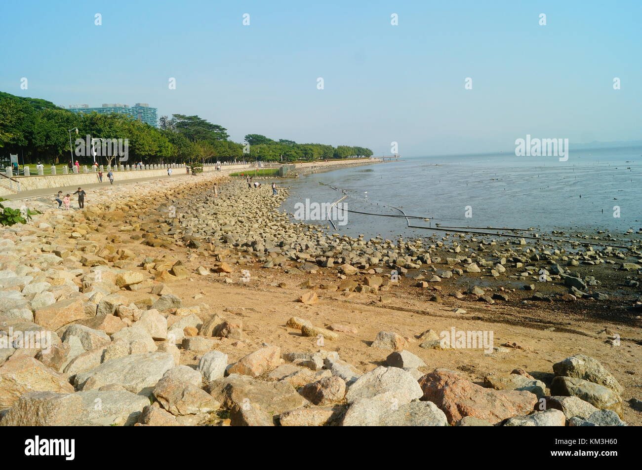 The beach and sea scenery of the Gulf of Shenzhen, a very beautiful ...