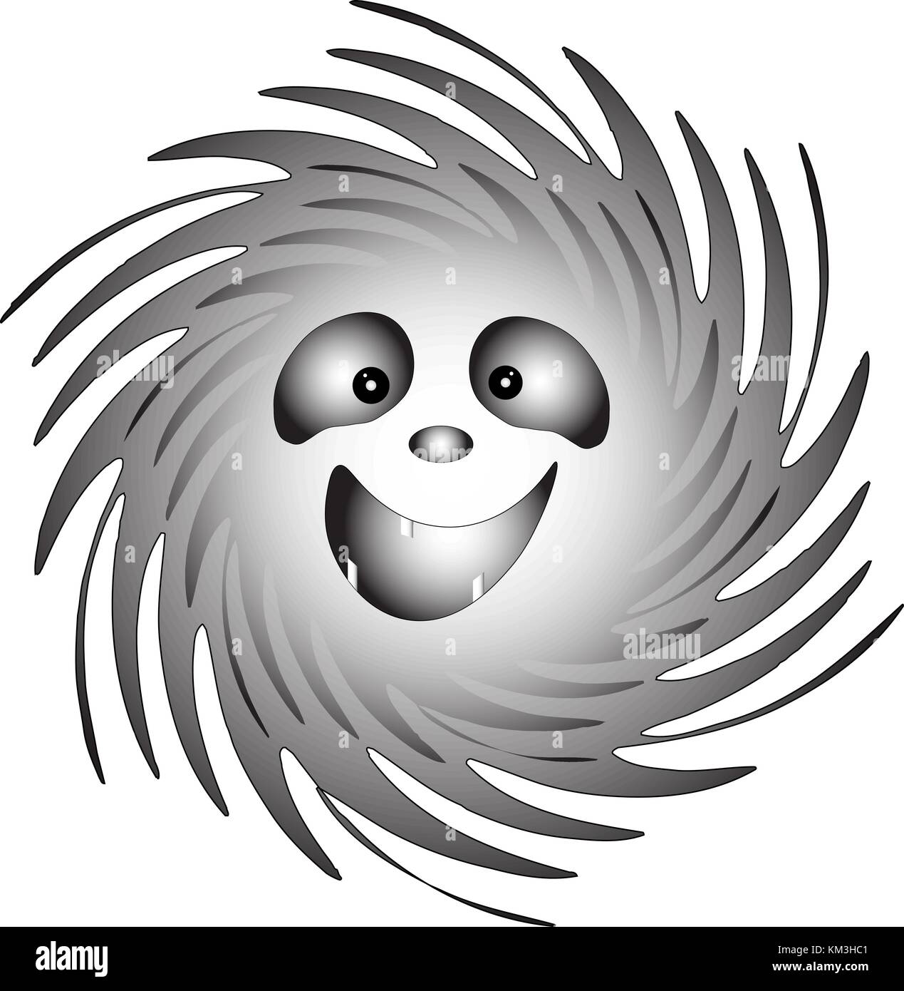 Smiley Ghost-Joy Vector illustration Stock Vector Image & Art - Alamy