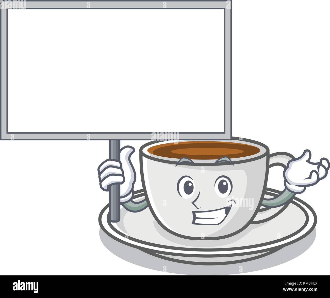 Bring board coffee character cartoon style Stock Vector Image & Art - Alamy