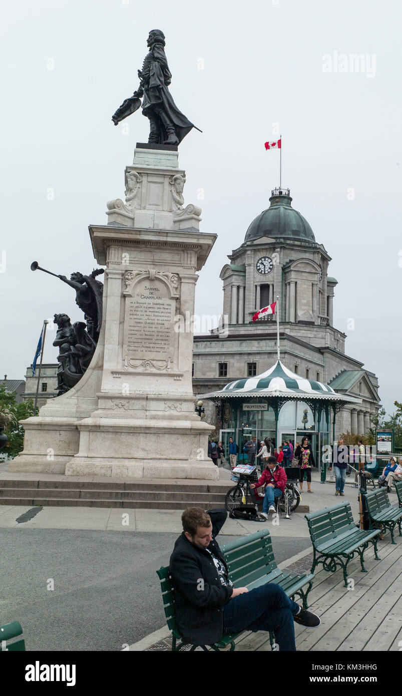 Quebec city, Québec is a predominantly French-speaking province in ...