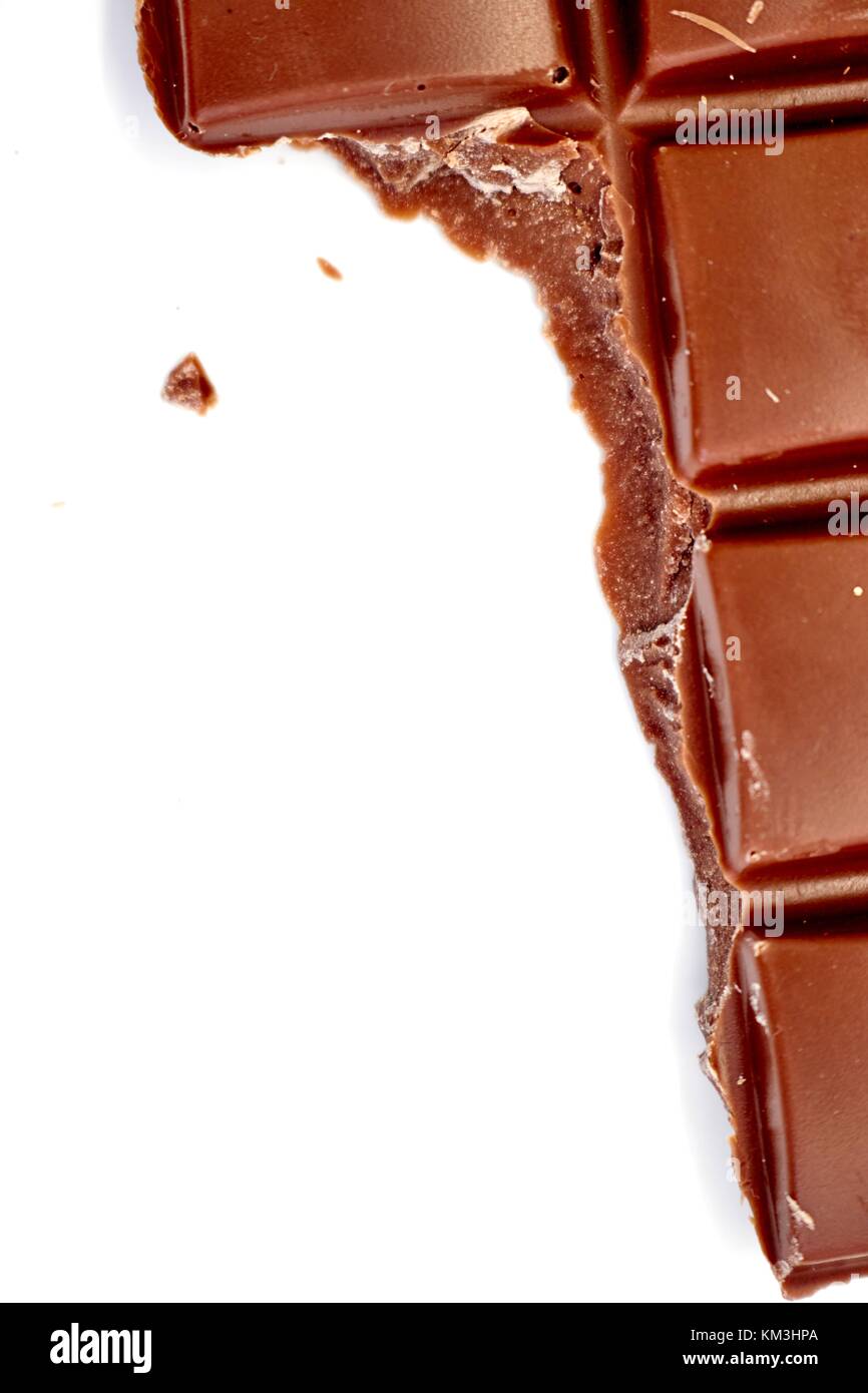 A studio photo of a block of chocolate Stock Photo - Alamy