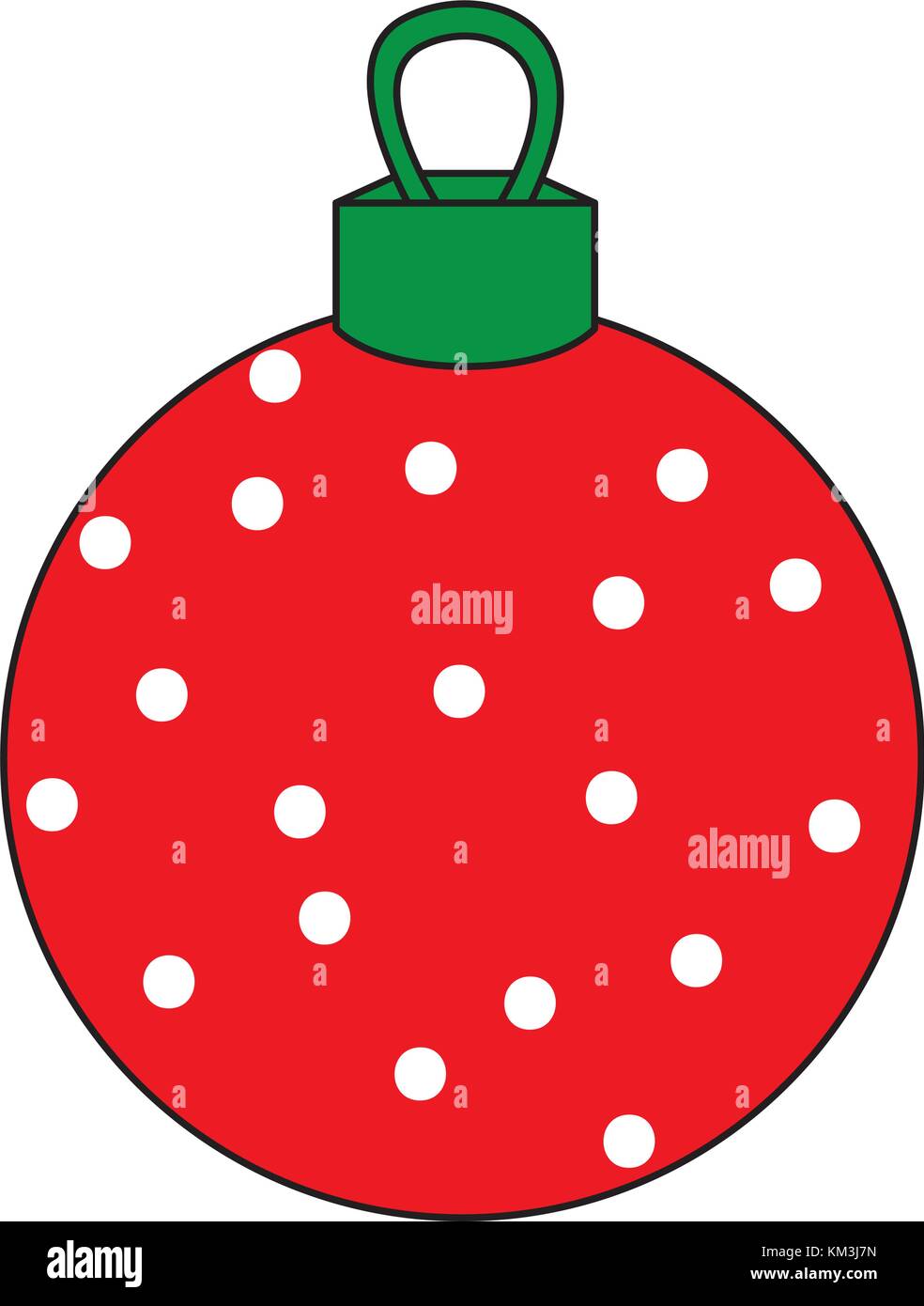 circle ball decoration to christmas design Stock Vector Image & Art - Alamy