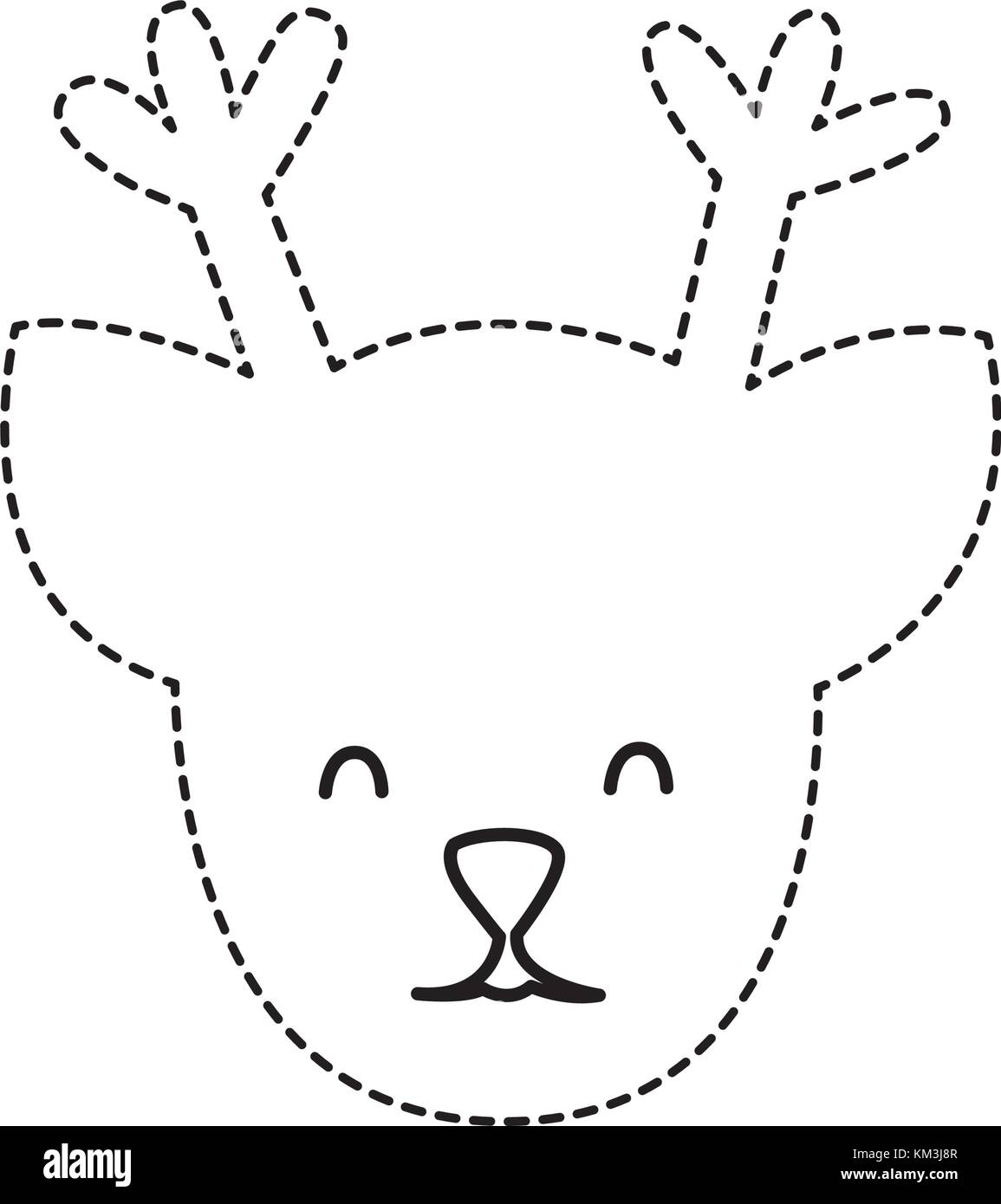 Reindeer Head Pattern