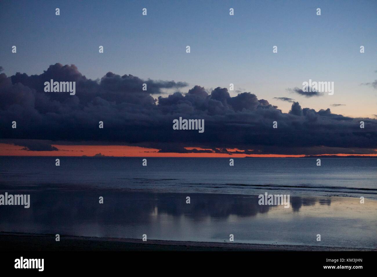 Moody Sunset Colors Sunset Stock Photo - Alamy