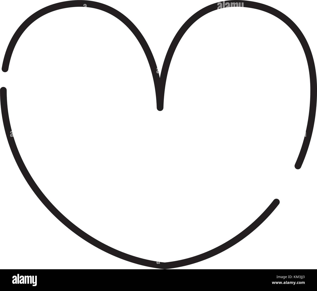 line heart symbol of passion and love Stock Vector Image & Art - Alamy