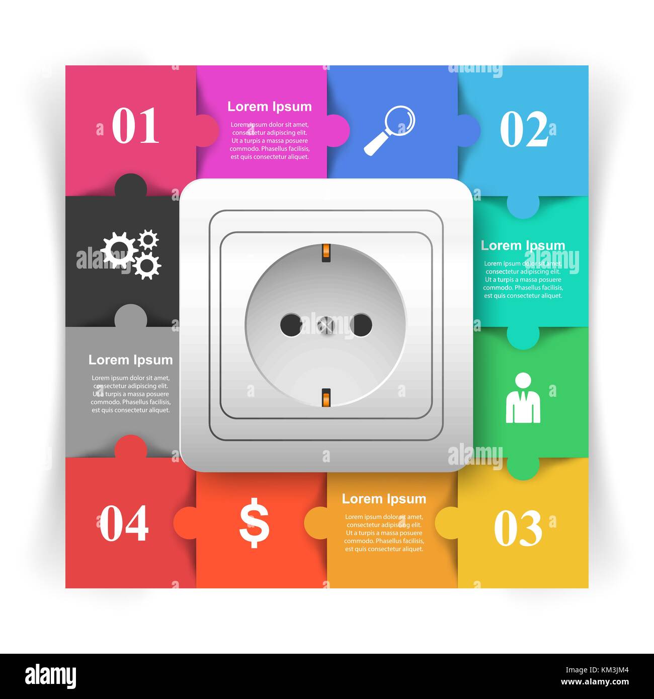 Switch icon. Abstract business infographic. Vector, eps 10 Stock Vector ...
