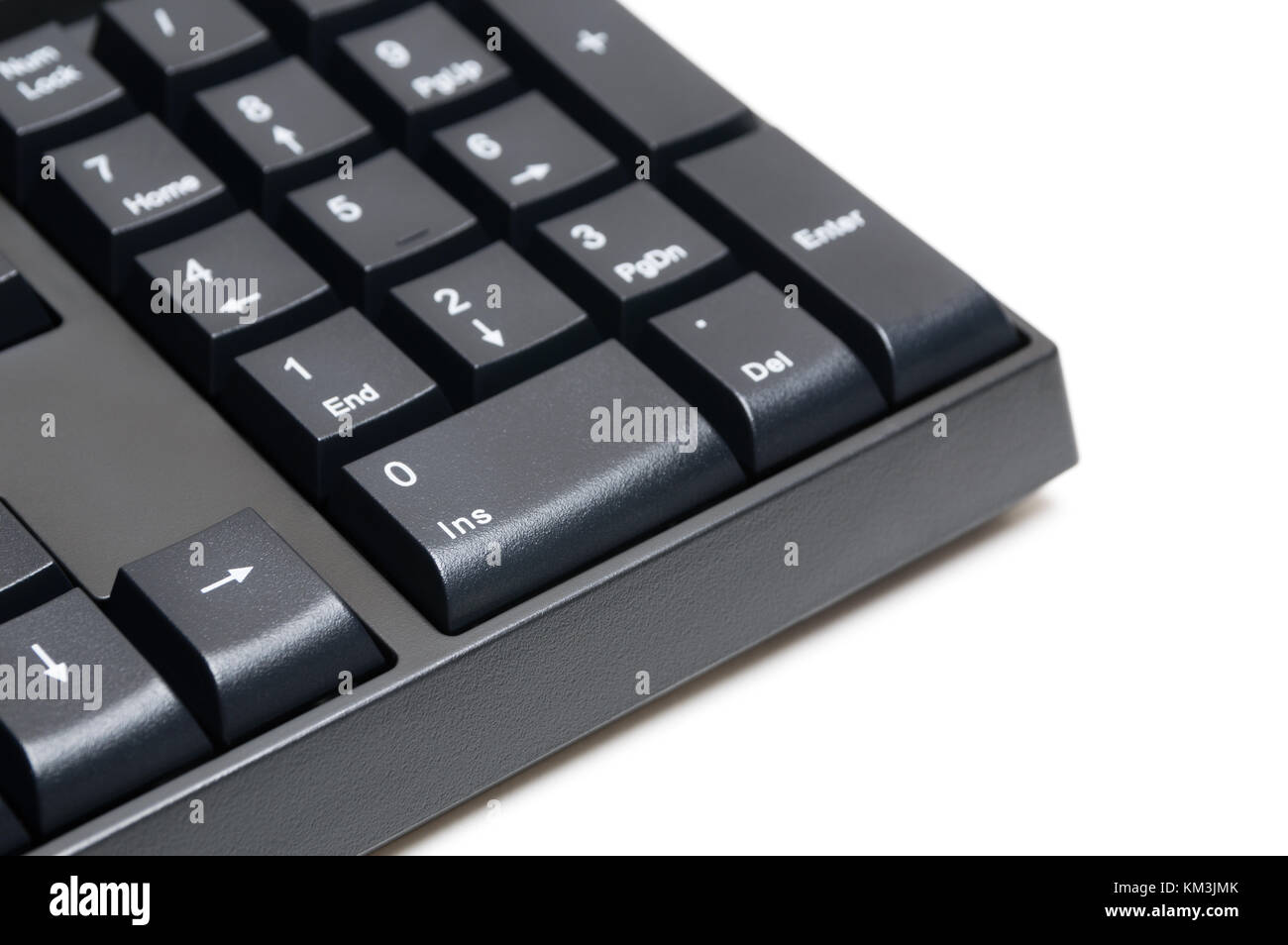 Computer keyboard isolated on white background Stock Photo - Alamy