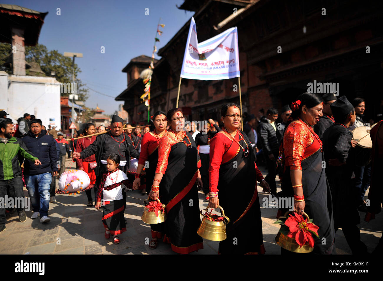 Newar people in society hi-res stock photography and images - Alamy