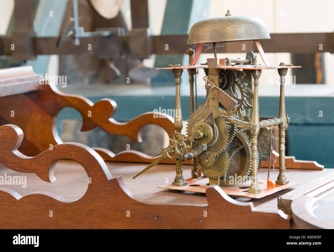 Old clock workshop, selective focus on the clock Stock Photo - Alamy