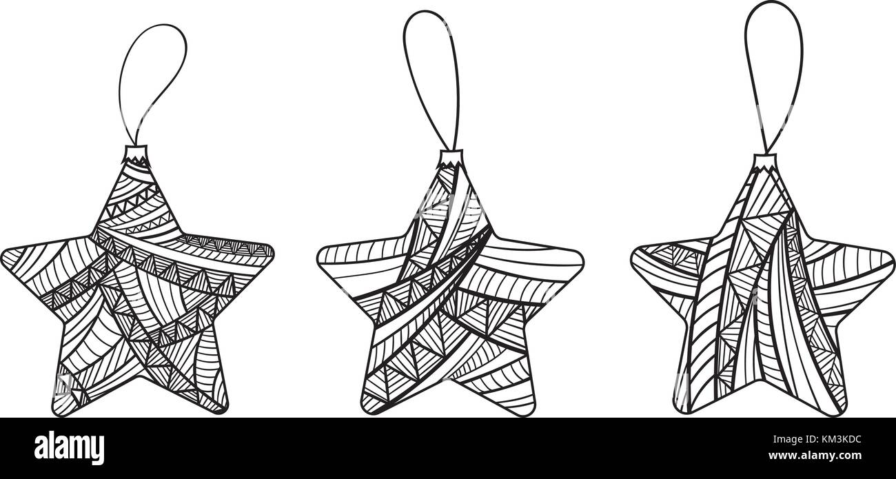 Bw christmas Stock Vector Images - Alamy